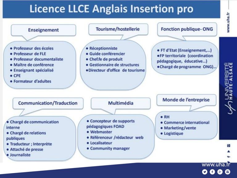 Licence LLCER Anglais – Faculté des Lettres, Langues et Sciences ...